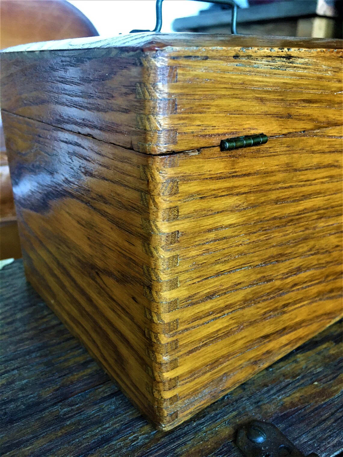 Rare Chr. Hansen's Laboratory Rennet Test Kit Wooden Dovetail Box With ...