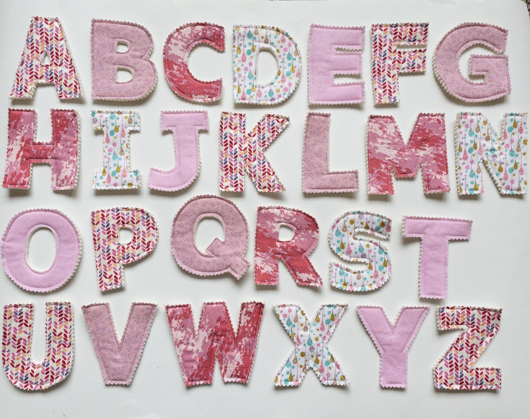 Fabric Alphabet Letters / Fabric Letters / Sensory Alphabet / - Etsy