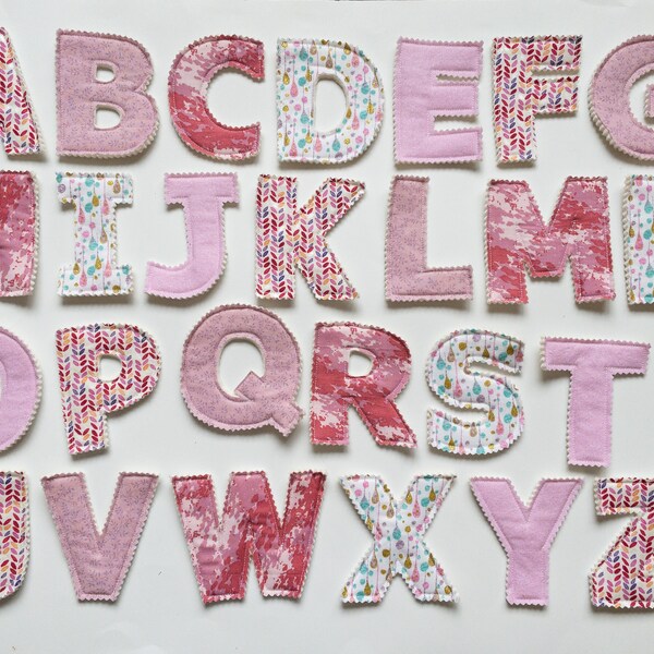 Fabric Letters - Etsy