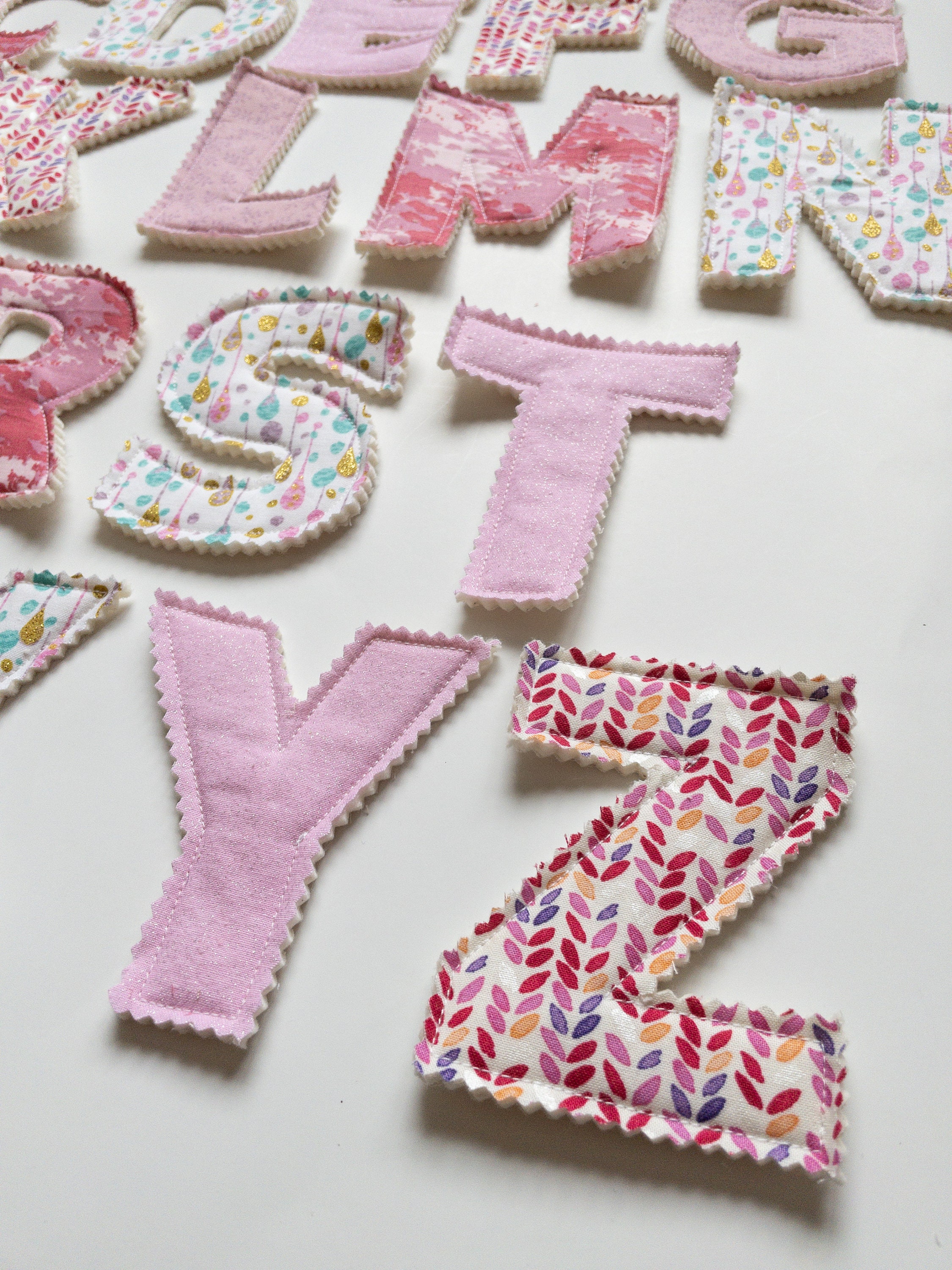 Fabric Alphabet Letters / Fabric Letters / Sensory Alphabet / - Etsy