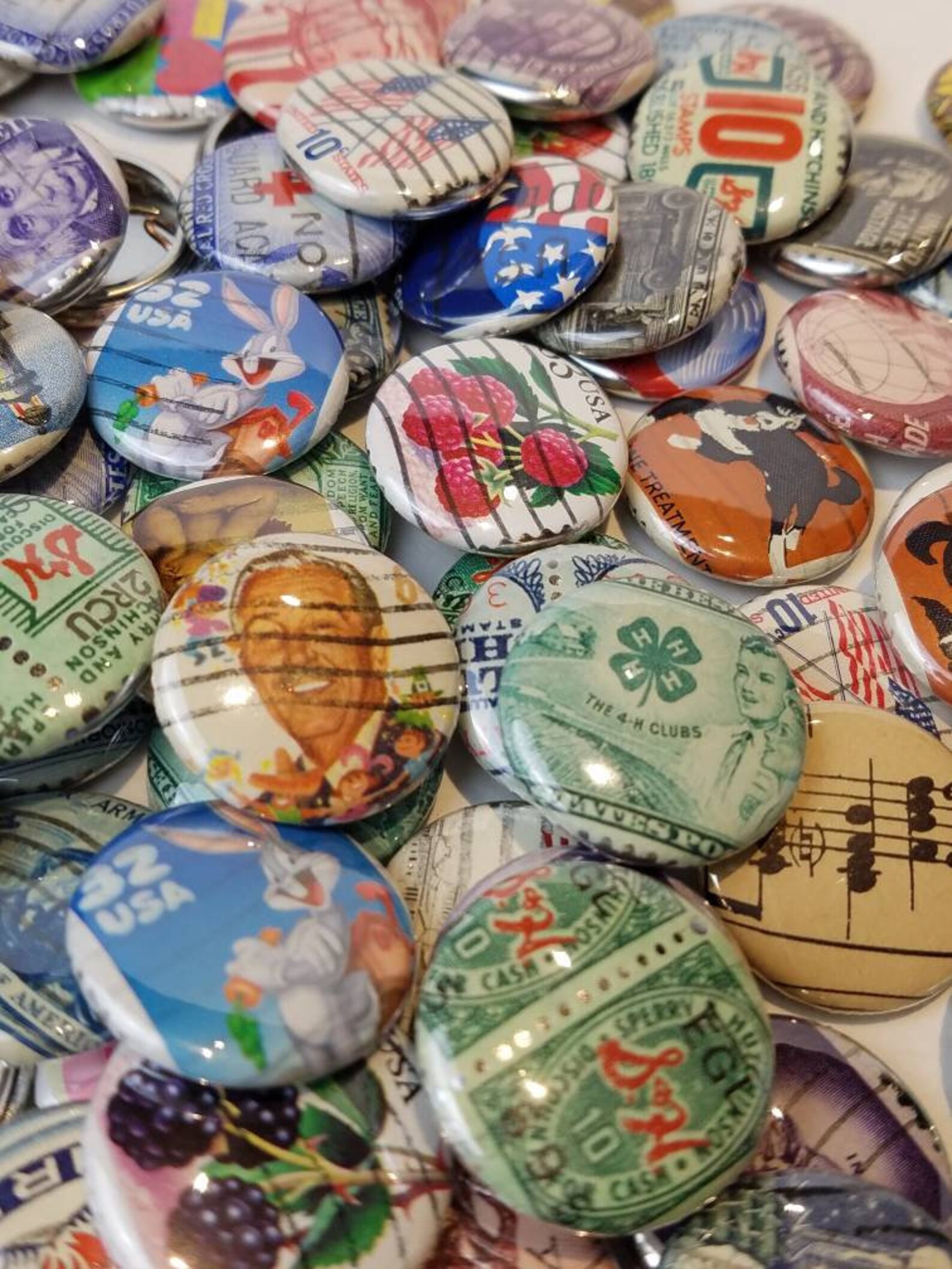 Vintage Paper 1 Pinback Buttons Pins Vintage Stamps - Etsy