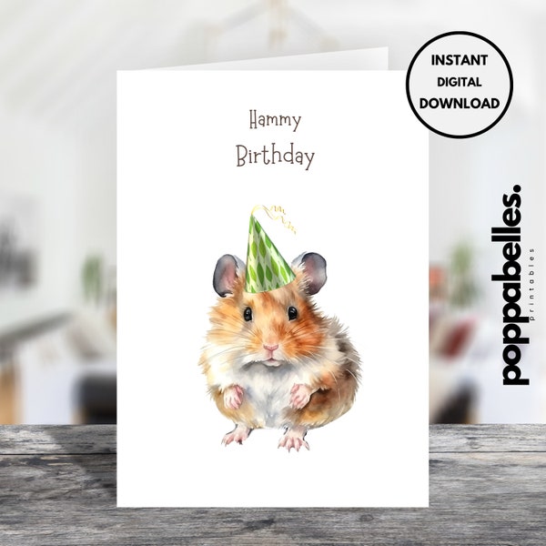 Hamster Birthday - Etsy