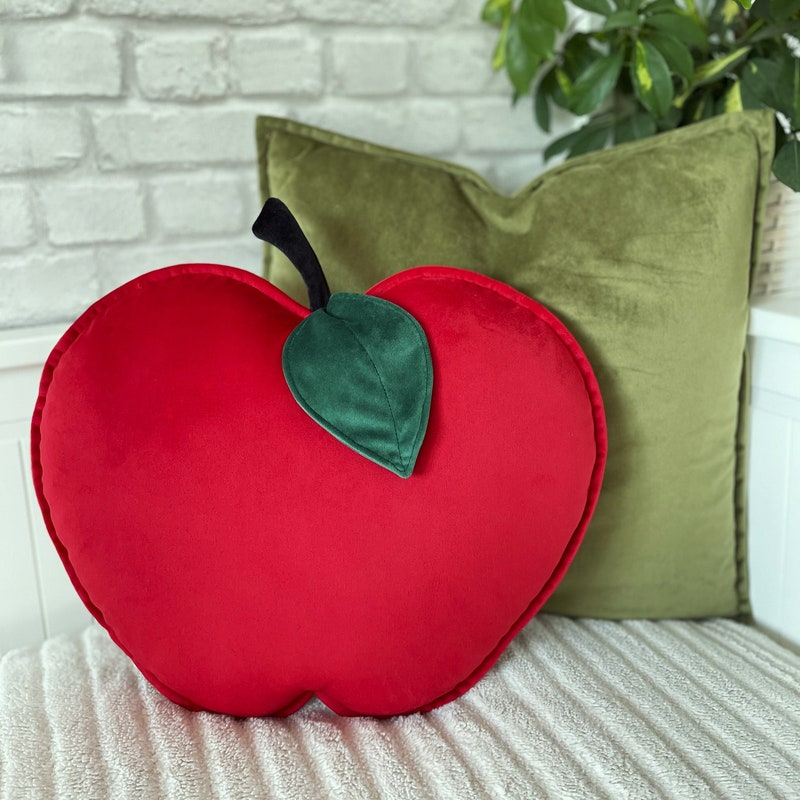 Apple Cushion - Etsy