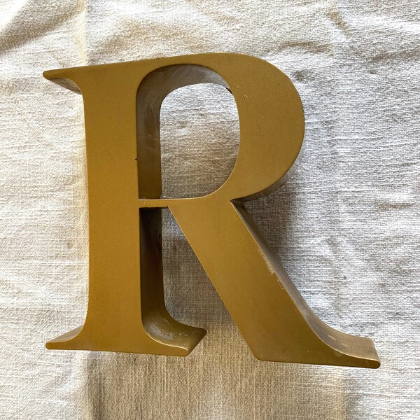 Metal Letter R - Etsy