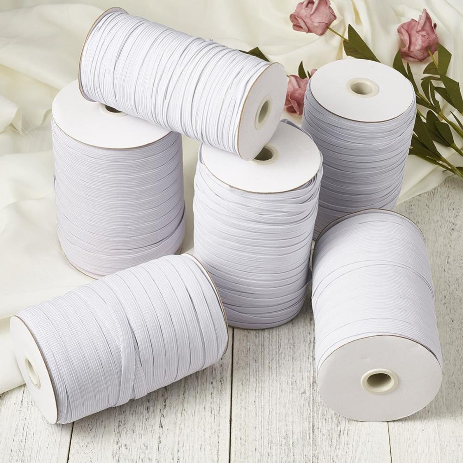 Flat Elastic Cord Good Quality for Sewing Crafts 6/10/12mm - Etsy