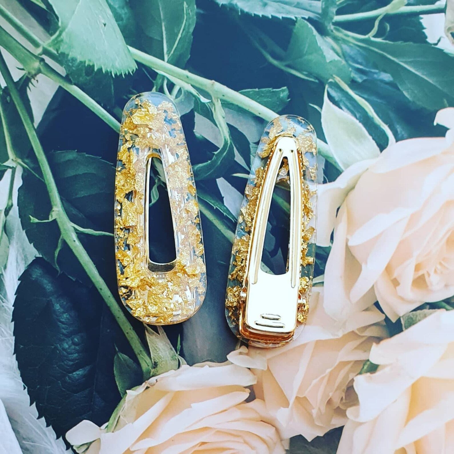 Set of 2 Resin Hair Clipcolourful Hairclips Custom Clips - Etsy UK