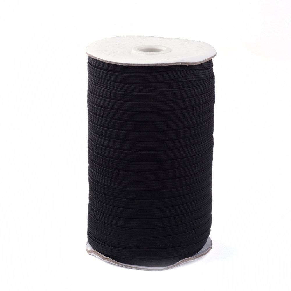 Flat Elastic Cord Good Quality for Sewing Crafts 10mm Black - Etsy