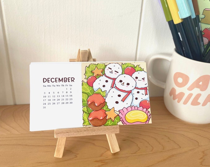 2024 BENTO DESK CALENDAR // Bento Calendar, Desk Calendar, 2024 Desk ...