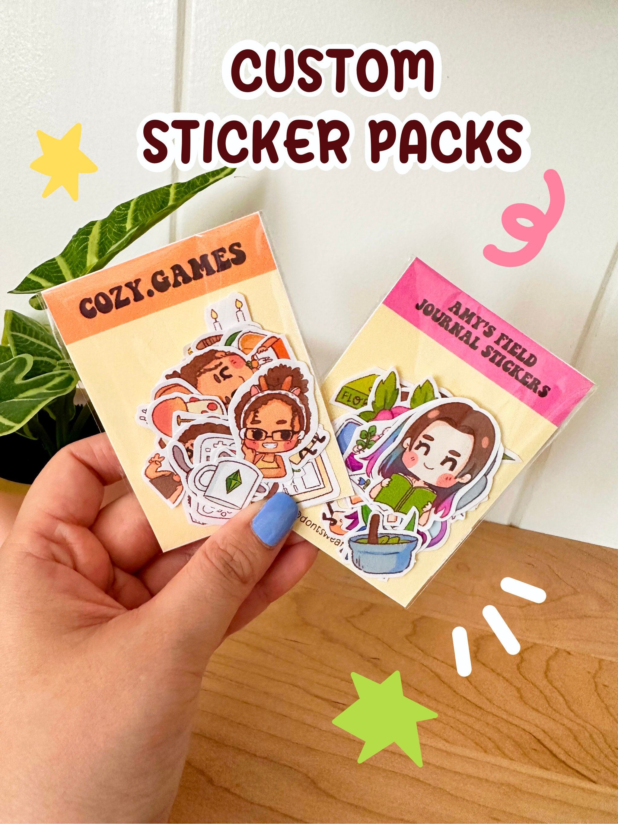 CUSTOM STICKER PACK // Personalized Stickers Planner - Etsy