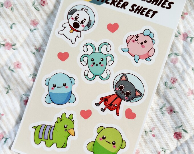 STARFIELD PLUSHIES Sticker Sheet // Starfield, Video Game, Xbox ...