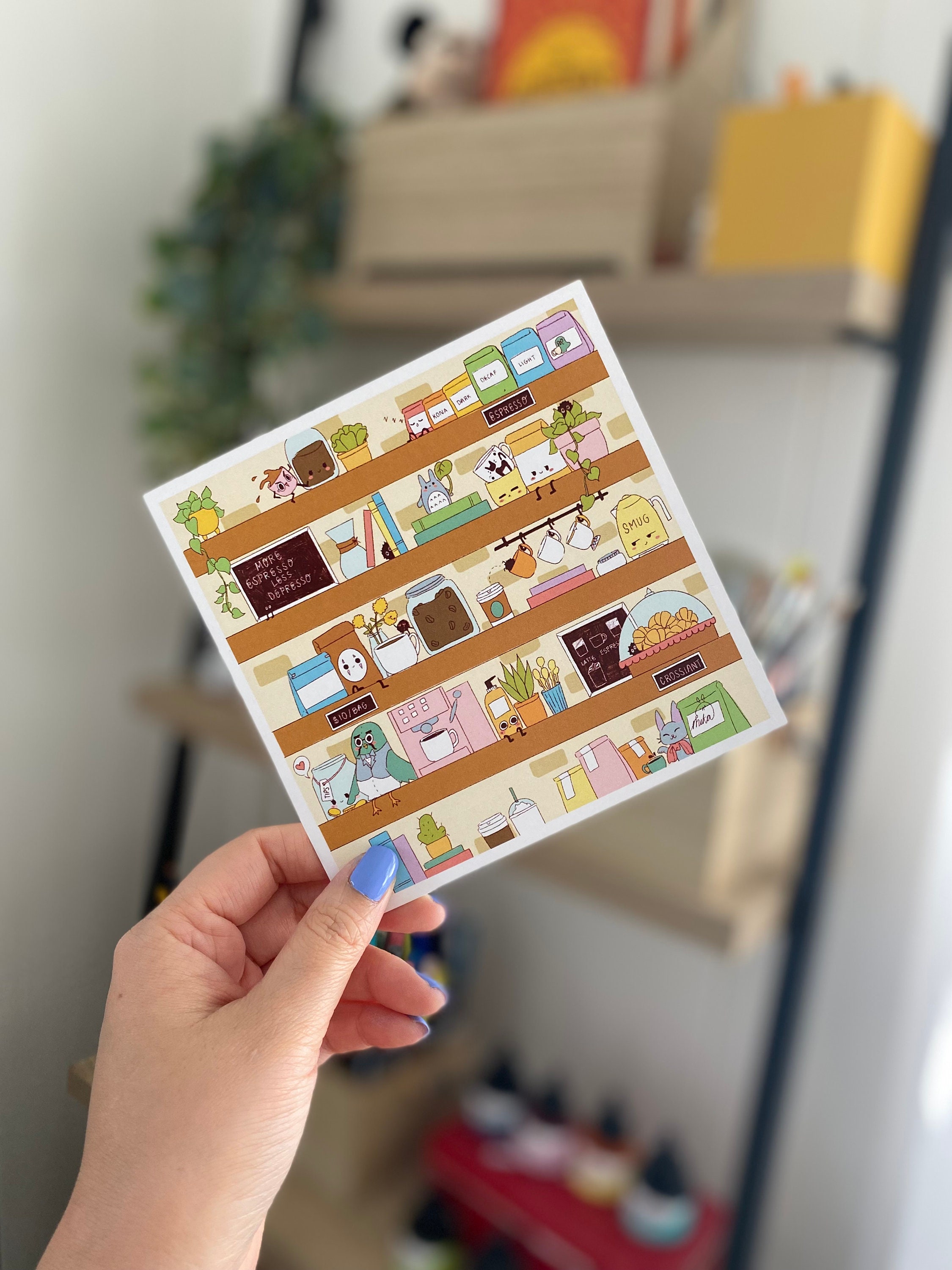 I-SPY COFFEE EDITION Art Print // I-spy, Search and Find, Ispy, Coffee ...