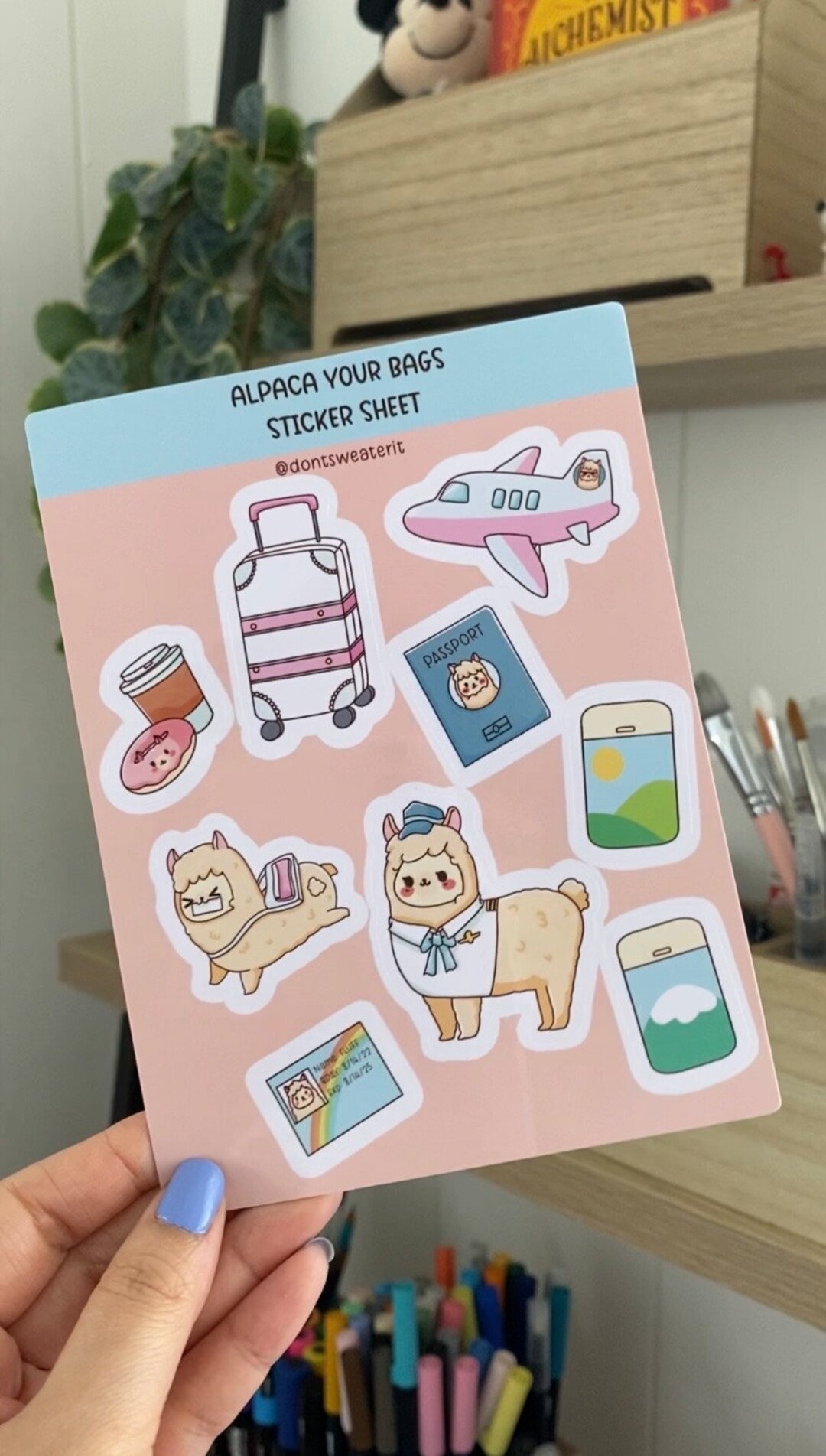 ALPACA YOUR BAGS Sticker Sheet // Alpaca, Alcapasso, Cute Alapaca ...