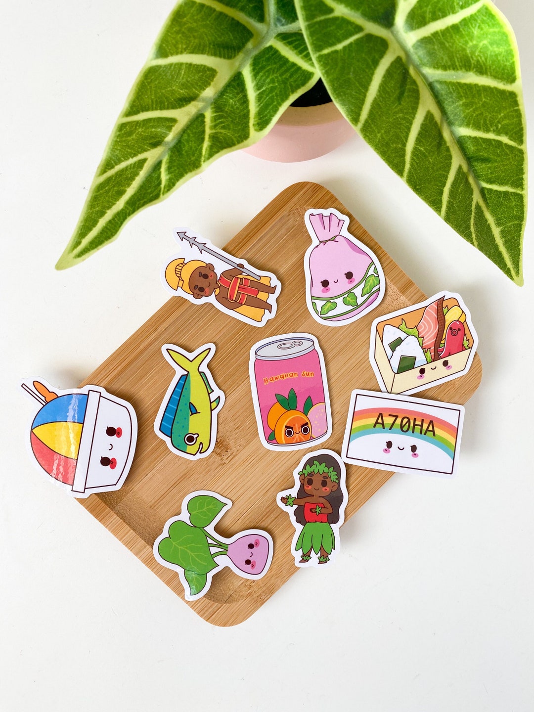 HAWAII STICKERS // Hawaii Die Cut Stickers, Waterproof Stickers, Hawaii ...