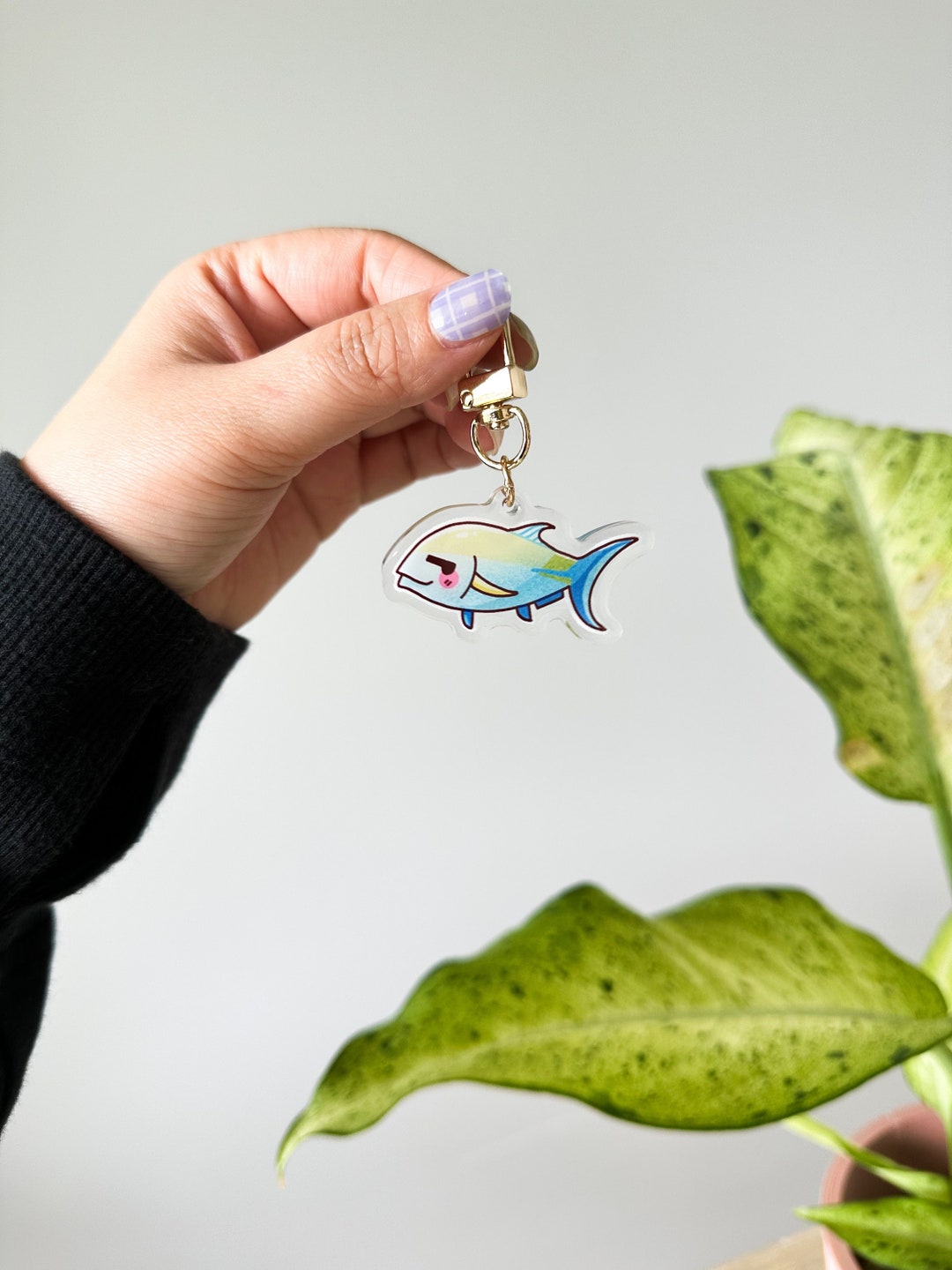 OMILU Keychain // Hawaii, Island Vibes, Tropical, Aloha, Fish, Beach ...