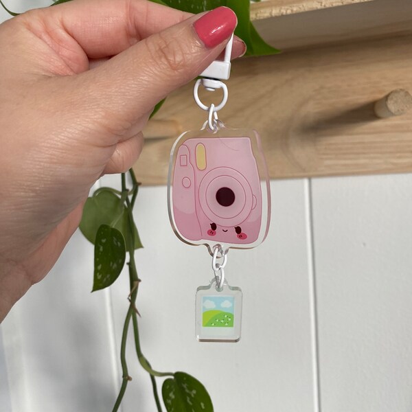 Mini Polaroid Keychain - Etsy