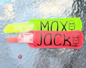 Mermaid Tail Ice Pop Sleeve Personalized Ice Pop Holder - Etsy