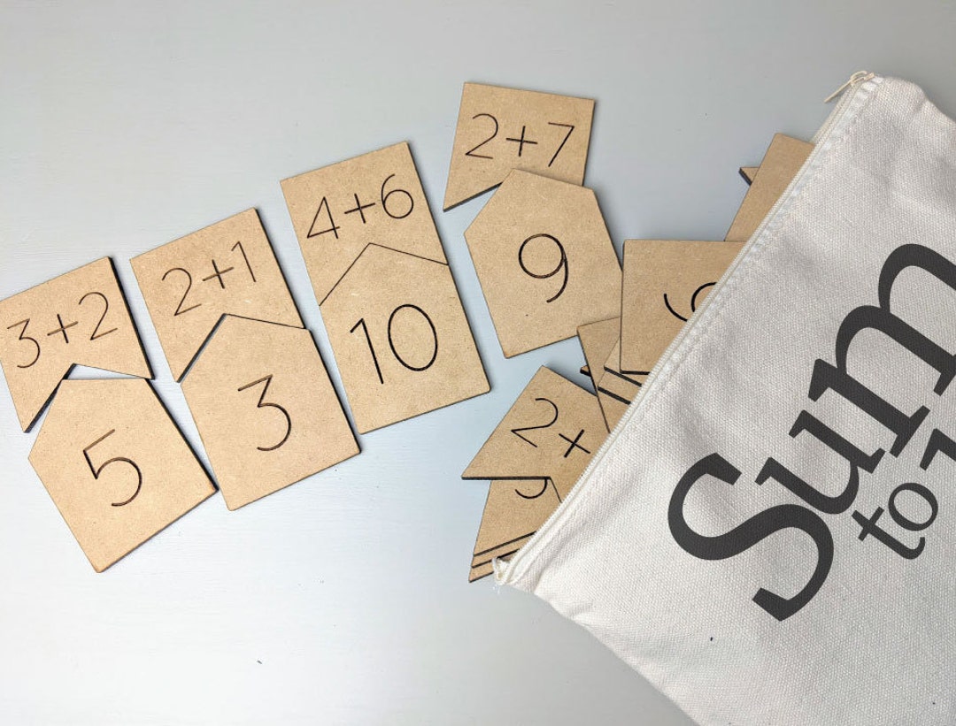 Sum to 10 Flashcards - Etsy