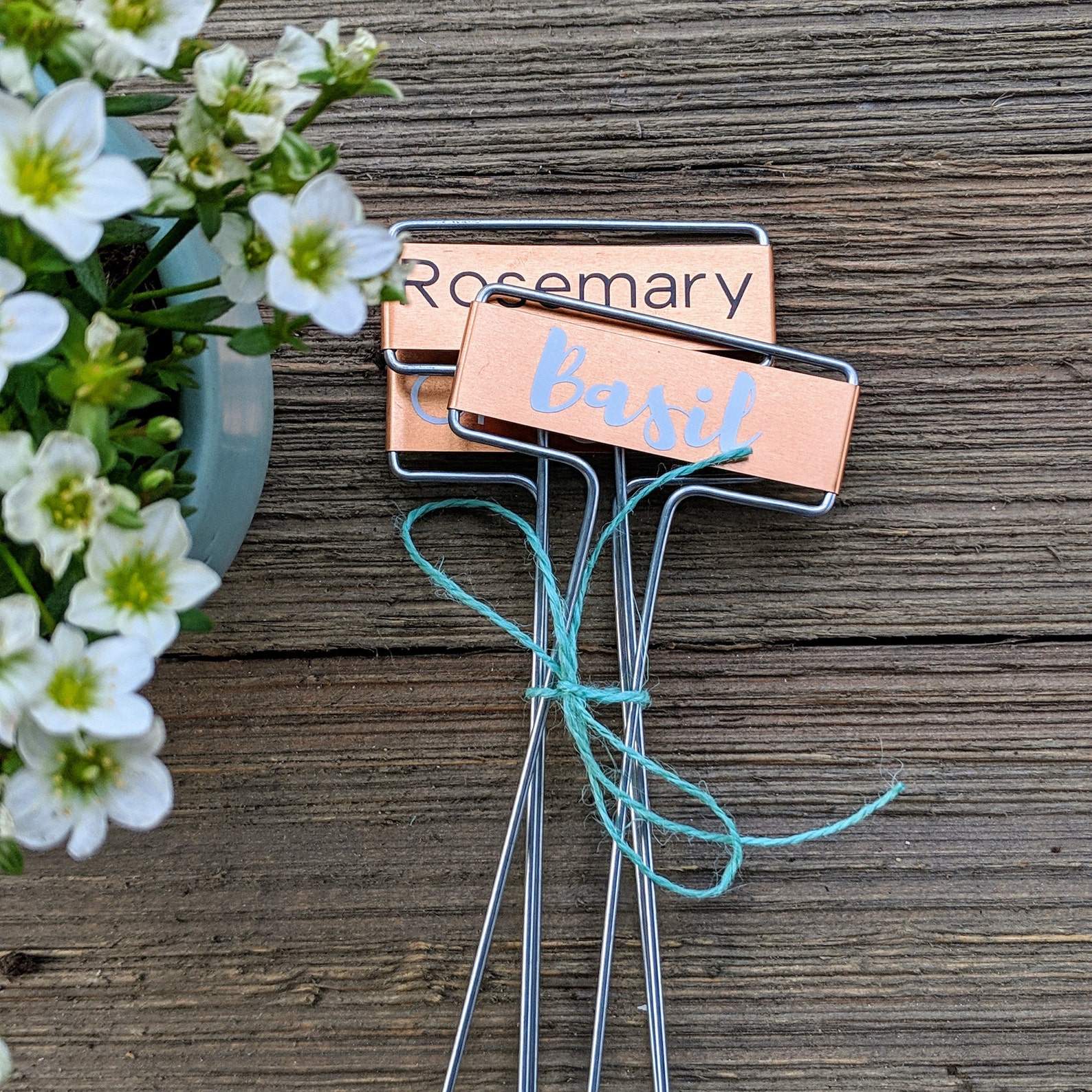 Custom Metal Garden Marker Plant Label | Etsy