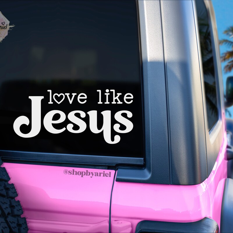 Jesus Decal - Etsy
