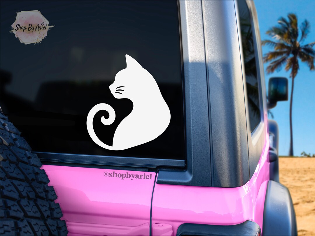 Cat Decal,car Decal, Gift, Cat Sticker, Car Decal for Women, Decal ...