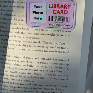 Nostalgic Library Card Magnetic Bookmark |bookmark | Bookish Gifts ...