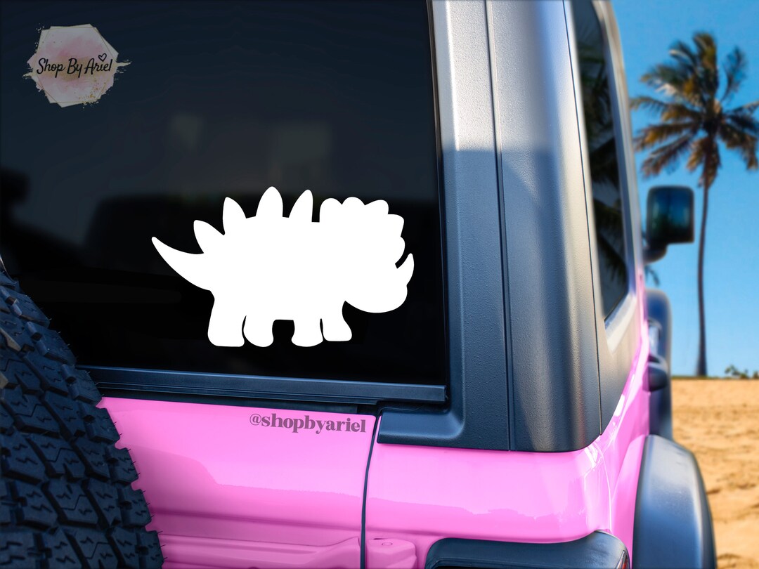Dinosaur Decal, Car Decal, Dinosaur Sticker, Car Decal for Women, Decal ...