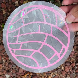 Concha Suncatcher Sticker, Rainbow Window Sticker, Window Decal ...