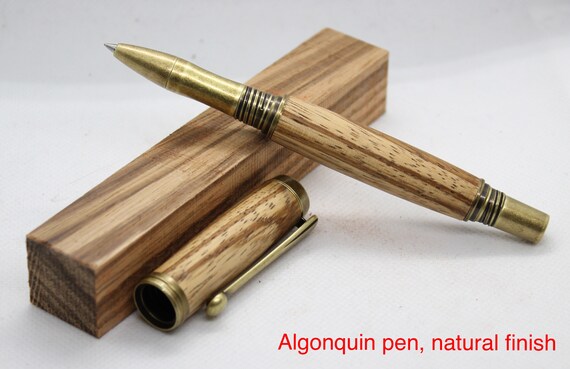 Paper & Party Supplies Pens Hand turned zebra wood pen etna.com.pe
