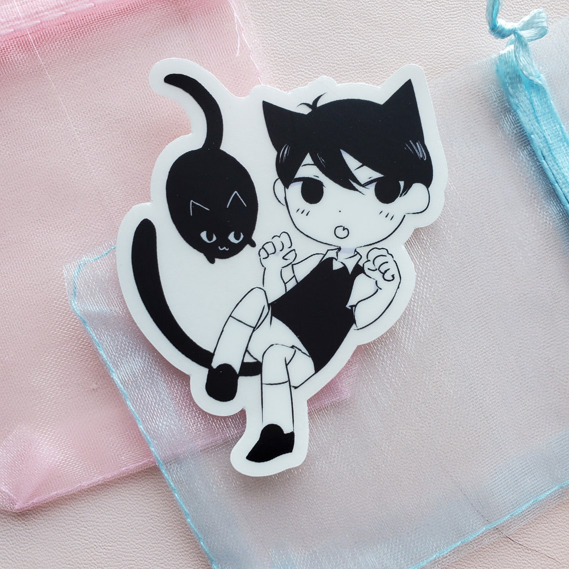 OMORI Cat SUNNY Cat and MEWO 3 Clear Vinyl Stickers Cute - Etsy