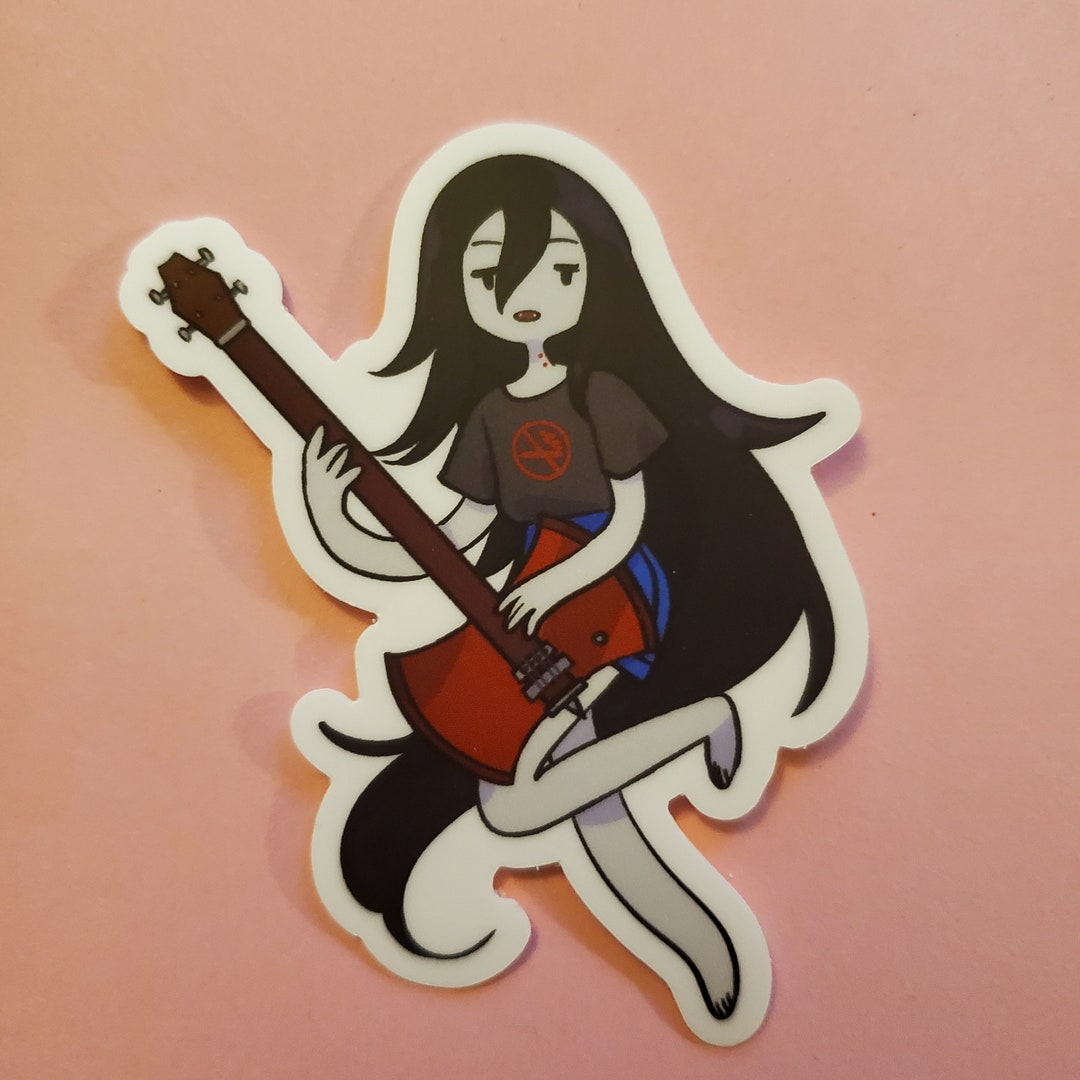 Adventure Time Marceline the Vampire Queen 3 Inch Sticker Cartoon Cute ...
