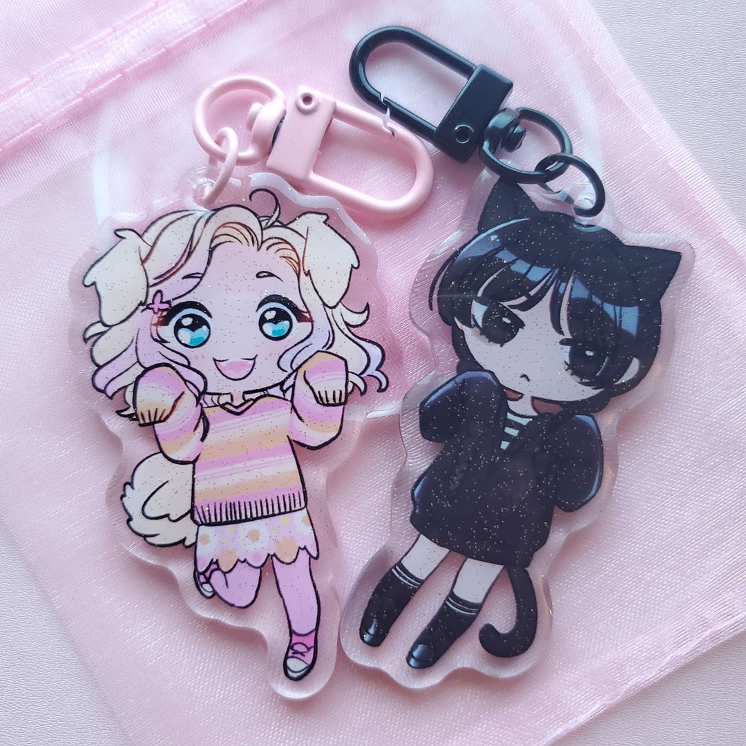 Wednesday and Enid Kitty and Puppy Charms | Wenclair Wenid | 2.6 Inch ...