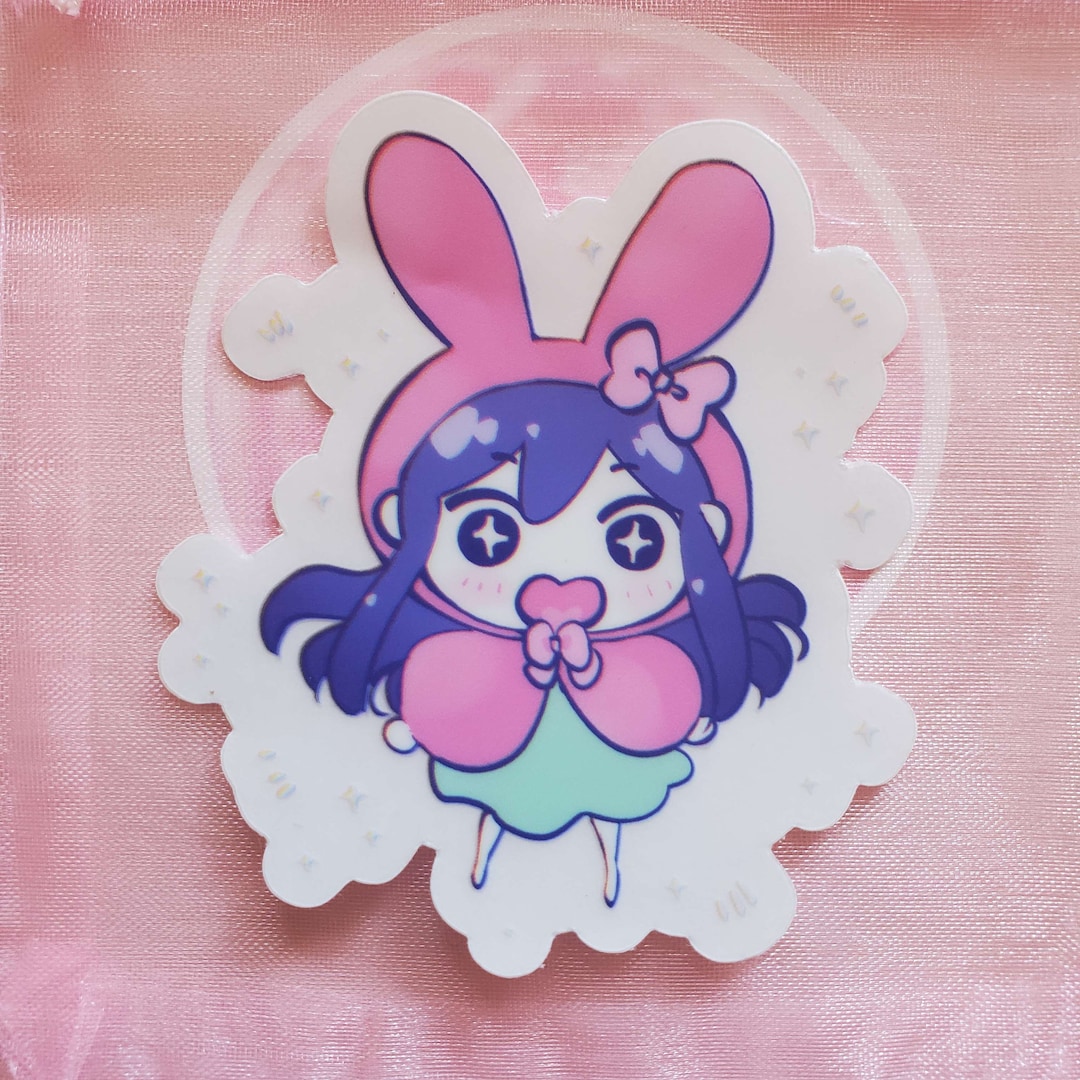 OMORI Aubrey Bunny Girl Headspace Cute Clear Sticker 3 Inch - Etsy