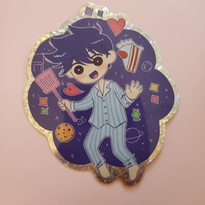 Omori HERO Vinyl Sticker Regular and Holographic Style - Etsy UK