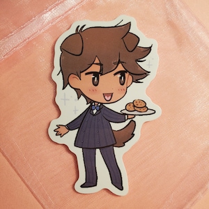 OMORI Maid Butler Cafe Stickers Glossy 3 Inch Cute - Etsy