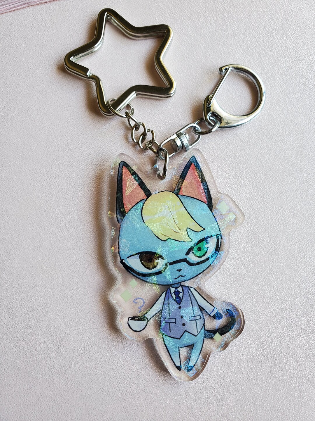 Animal Crossing New Horizons Raymond Double Sided Holographic Acrylic ...