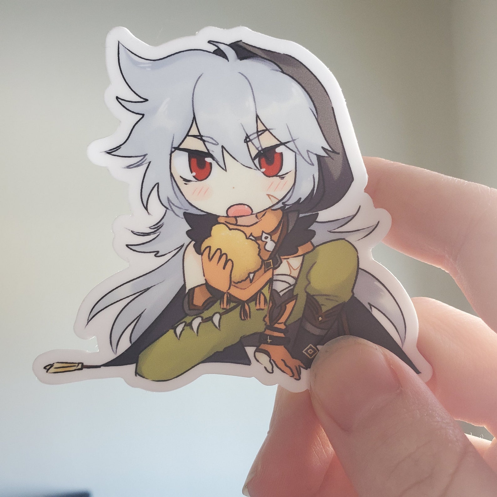 Genshin Impact Razor Cute Chibi Waterproof Vinyl Sticker | Etsy