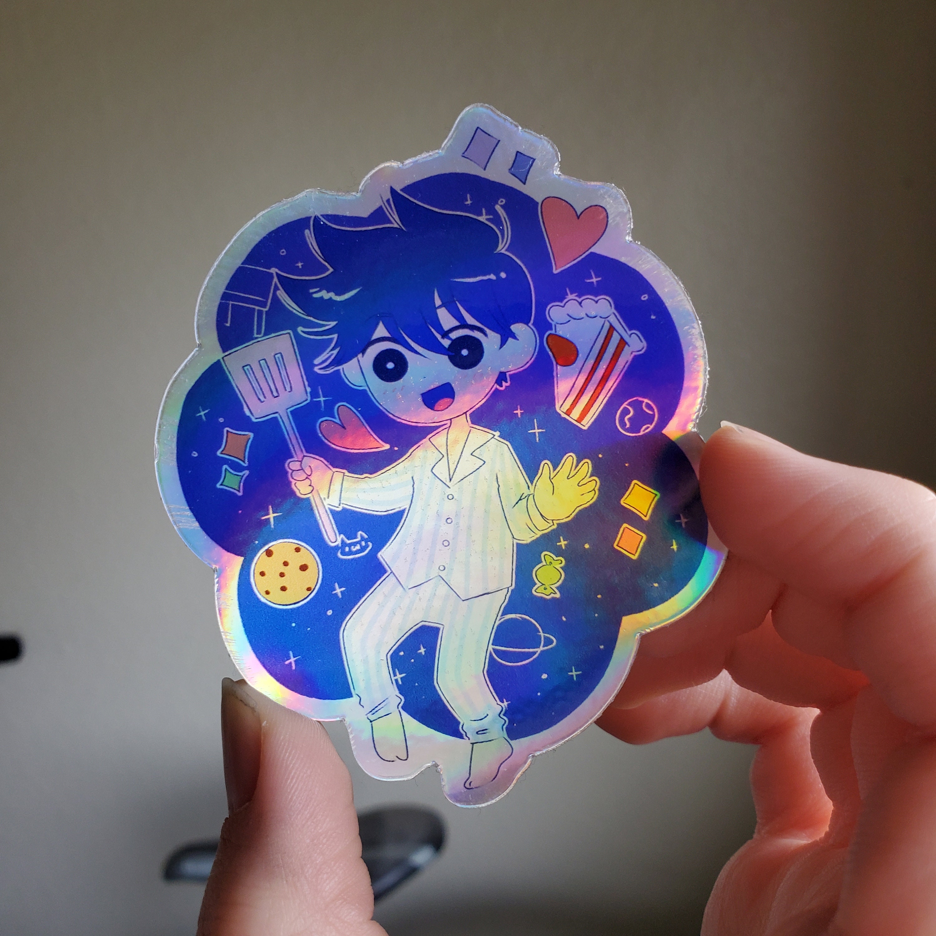 Omori HERO Vinyl Sticker Regular and Holographic Style - Etsy UK