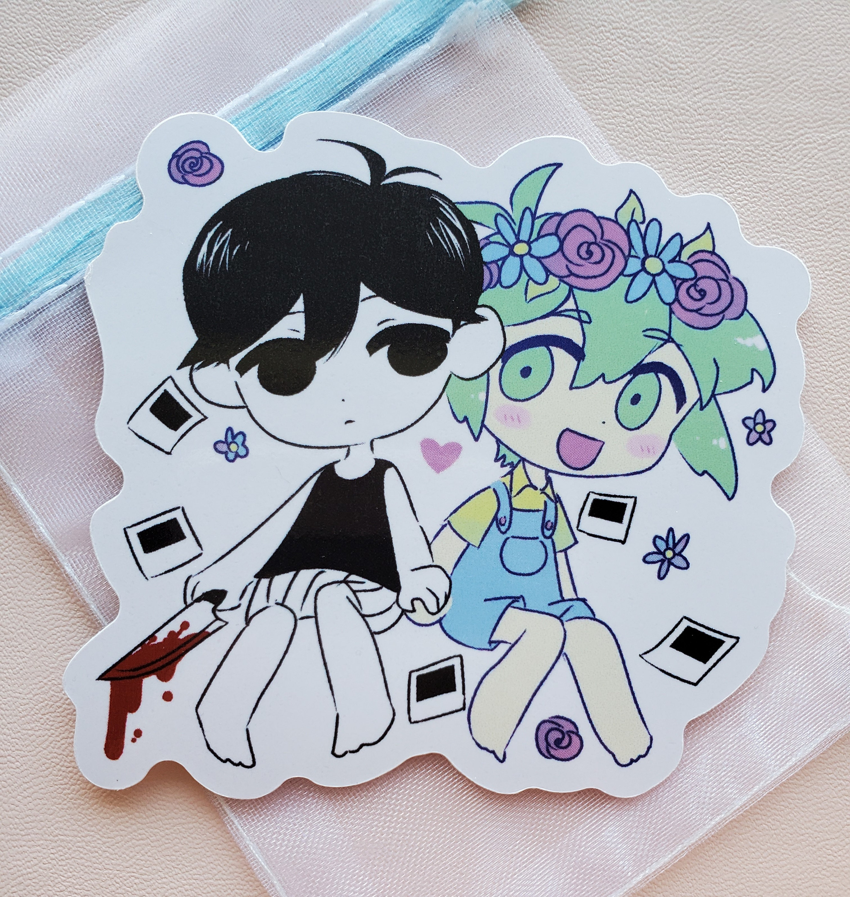 Omori Sunny Basil Vinyl Sticker - Etsy