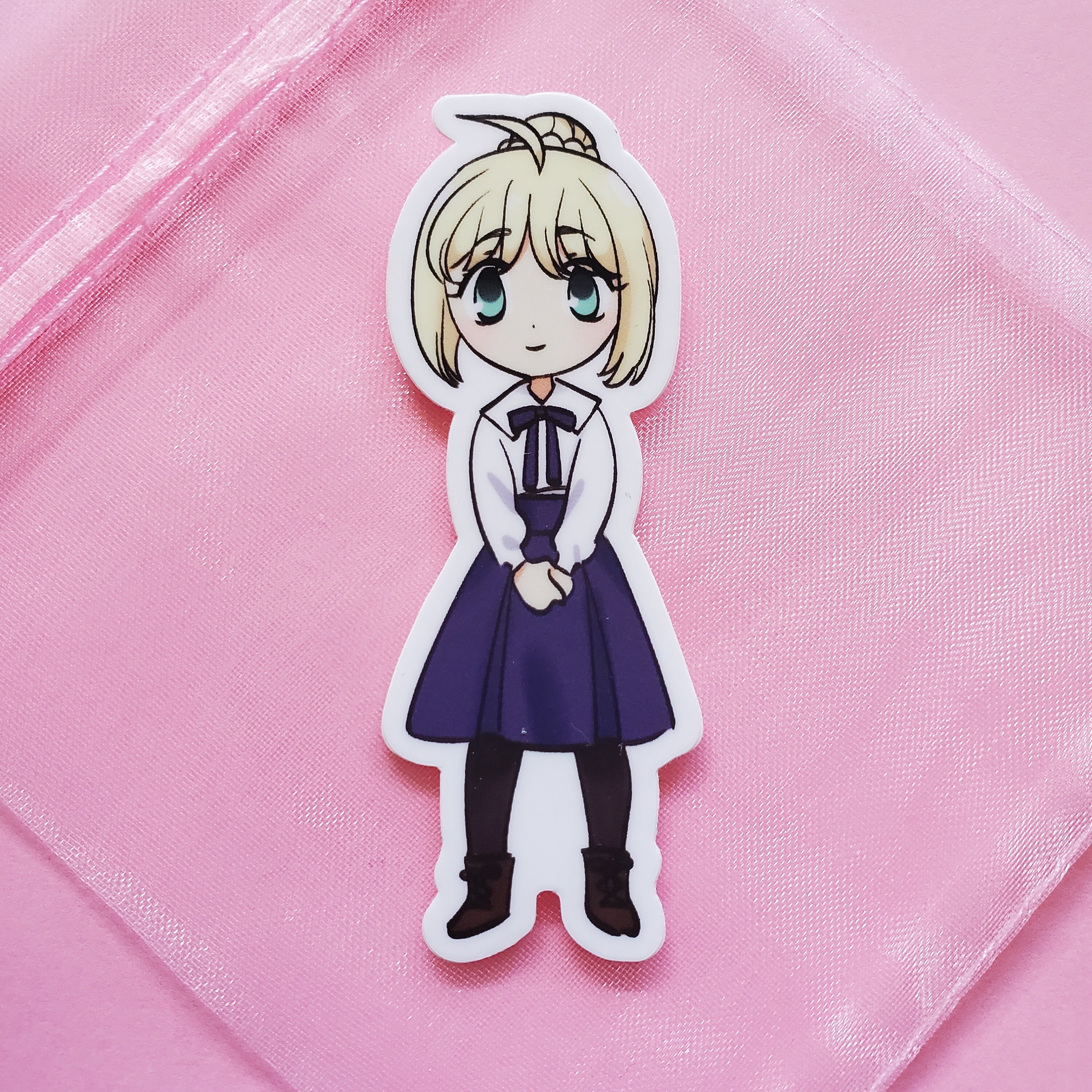 Fate Stay Night FGO Girls Stickers Saber Arturia Sakura Matou - Etsy