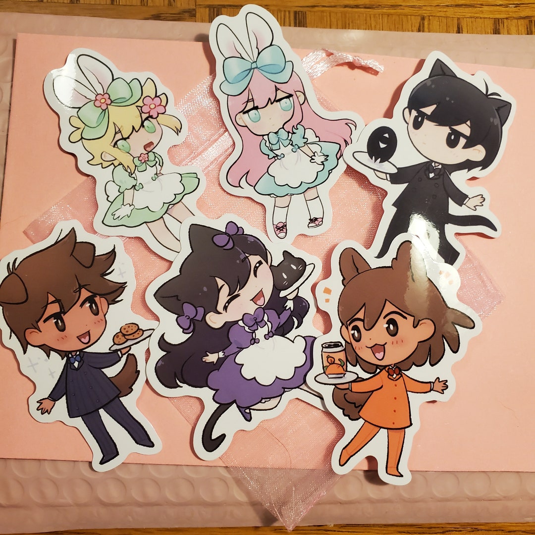 OMORI Maid Butler Cafe Stickers Glossy 3 Inch Cute - Etsy Australia