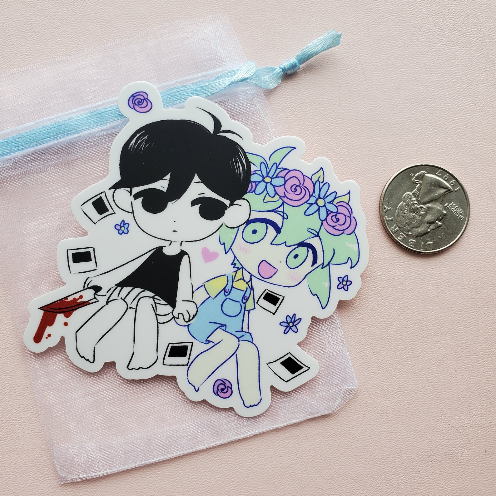 Omori Sunny Basil Vinyl Sticker - Etsy