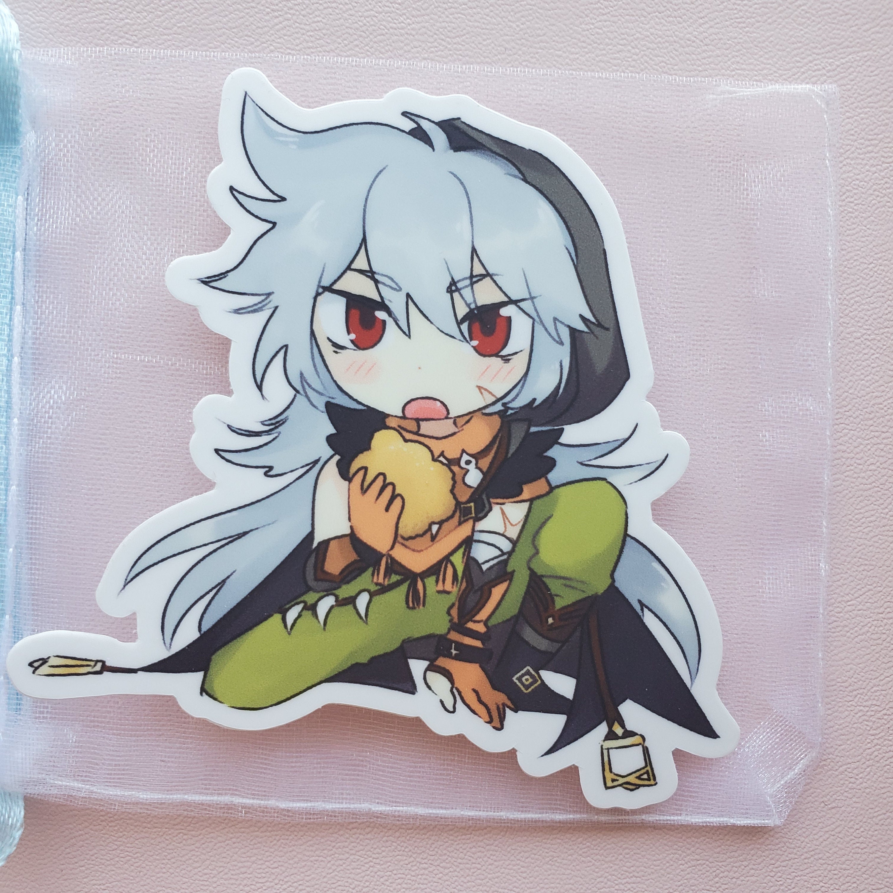 Genshin Impact Razor lindo Chibi impermeable vinilo pegatina | Etsy