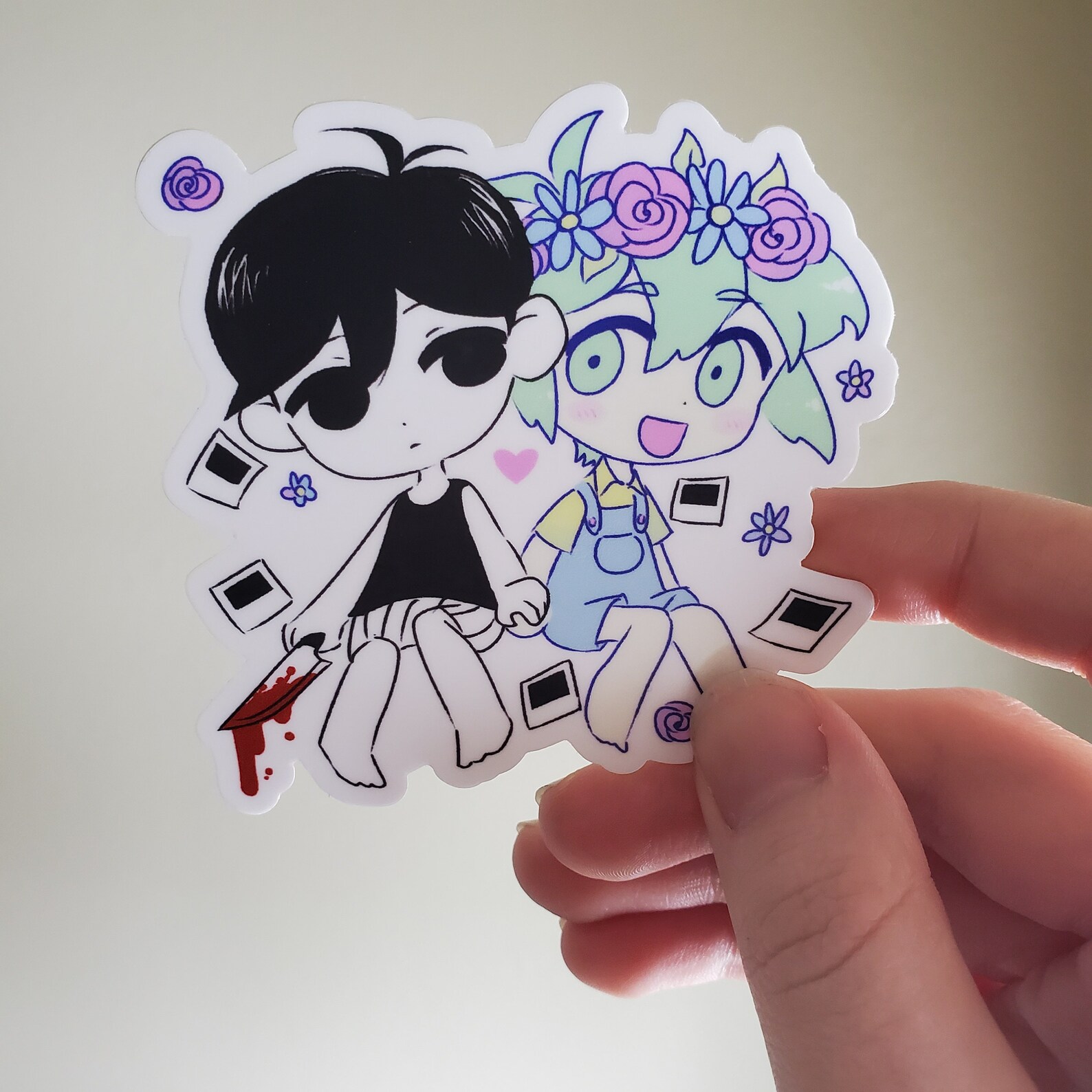 Omori Sunny Basil Vinyl Sticker - Etsy
