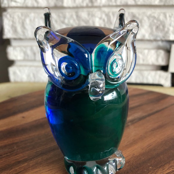 Murano Glass Owl - Etsy