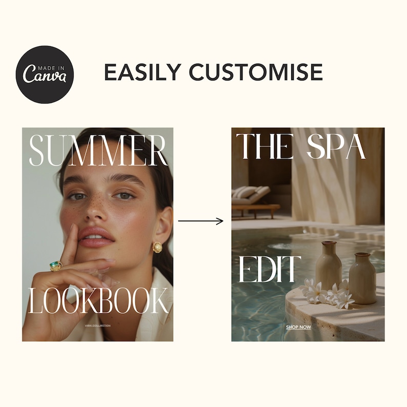 Minimalist Email Templates: Editable Canva Business E-mail - Etsy
