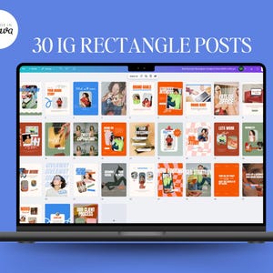 Bold Instagram Canva Templates for Business Owners, Creative Agencies ...