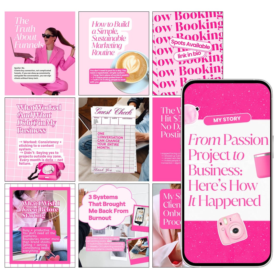 Instagram Post Template for Coaches, Canva Social Media Posts, Coaching ...