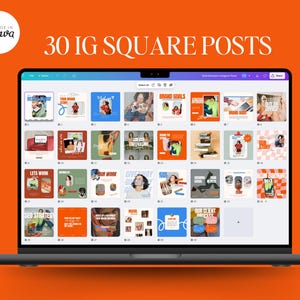 Bold Instagram Canva Templates for Business Owners, Creative Agencies ...