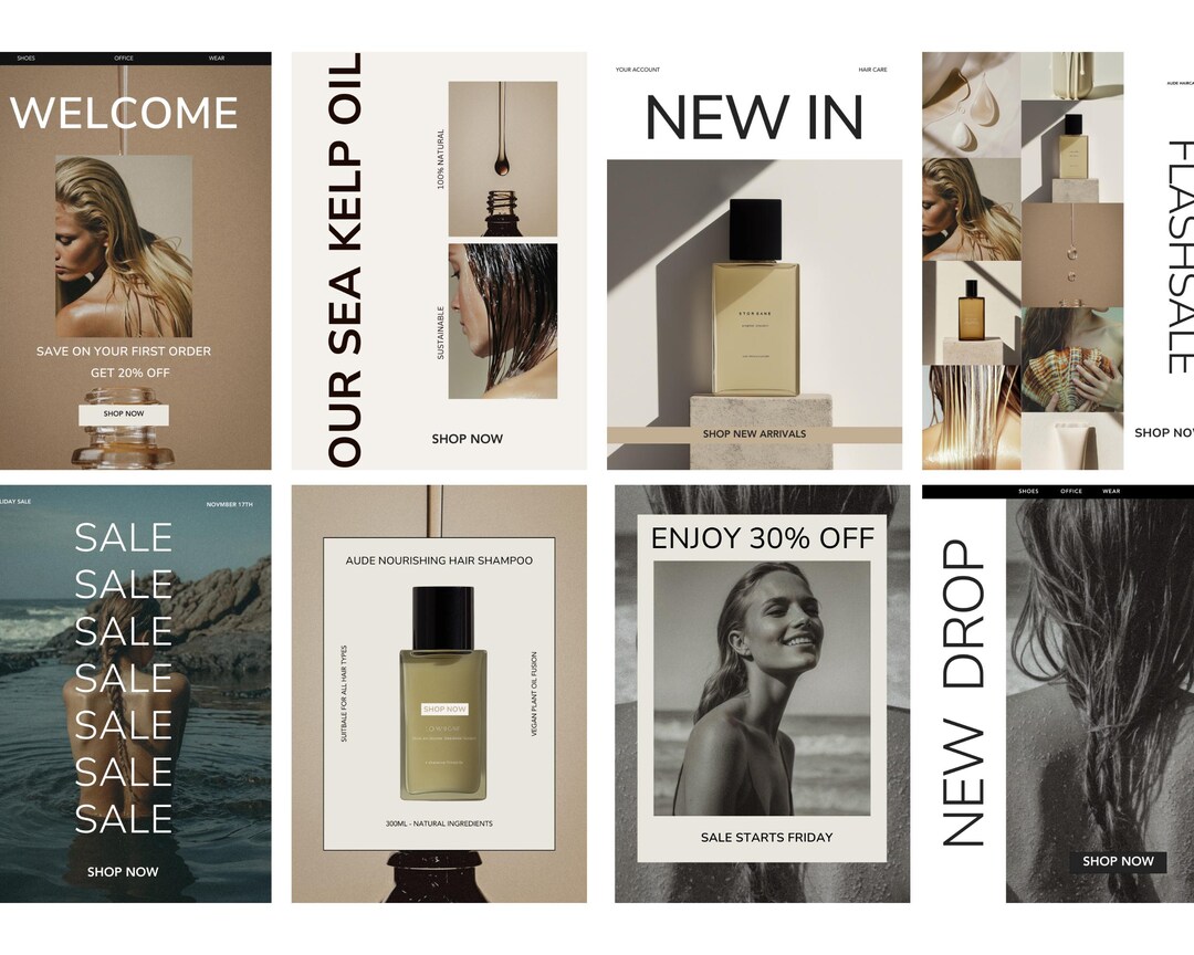 30 Editable Hair Beauty Email Template | Email Template | Canva Email ...