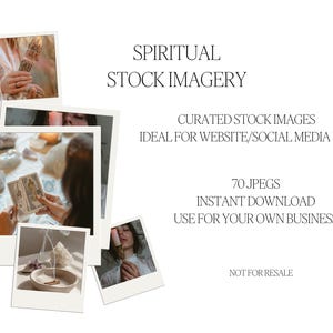 Spiritual Stock Photo Bundle, Boho Magical Psychic Stock Images for ...